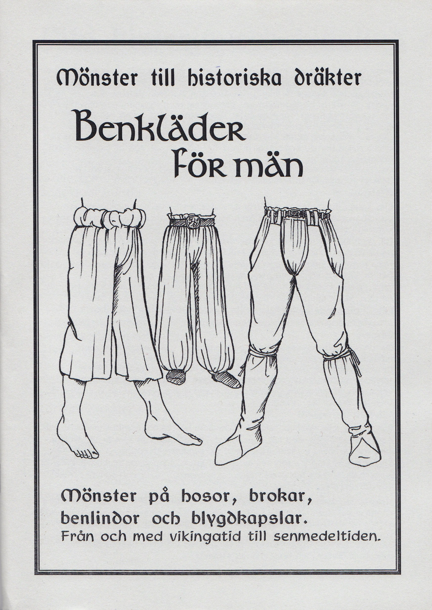 Benkläder för män – Medeltidsmode